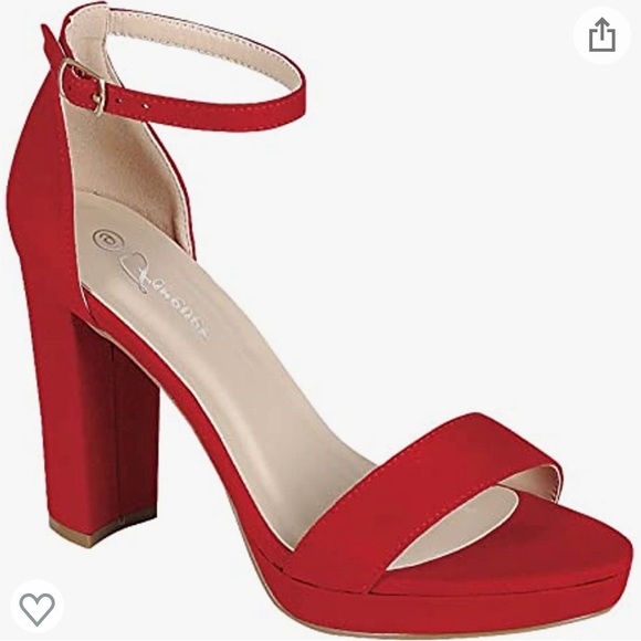 Shoes | Red Promformal Heels Size 7 Worn Once | Poshmark